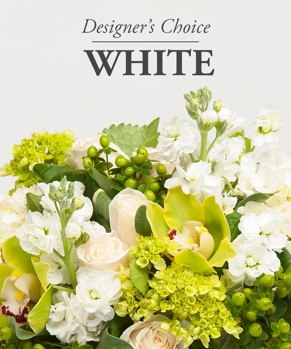 White Flower Arrangement - Philadelphia (PA) Florist